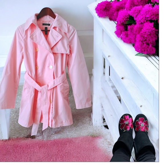 Lauren Ralph Lauren | Jackets & Coats | Lauren Ralph Lauren Pink Trench ...